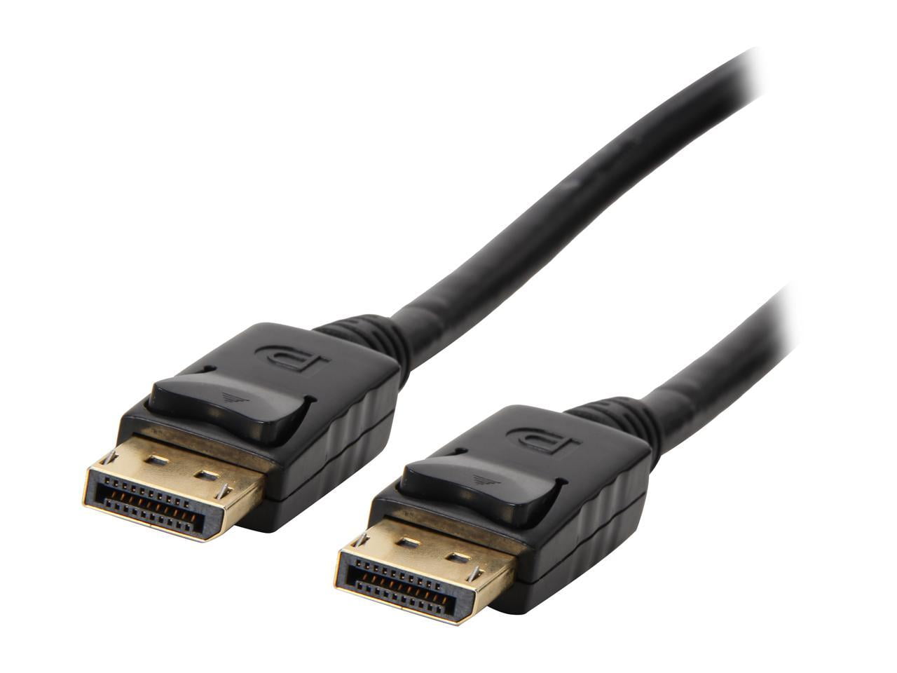 Link Depot DIS-15-MM 15 ft. Black DisplayPort Male to DisplayPort Male ...