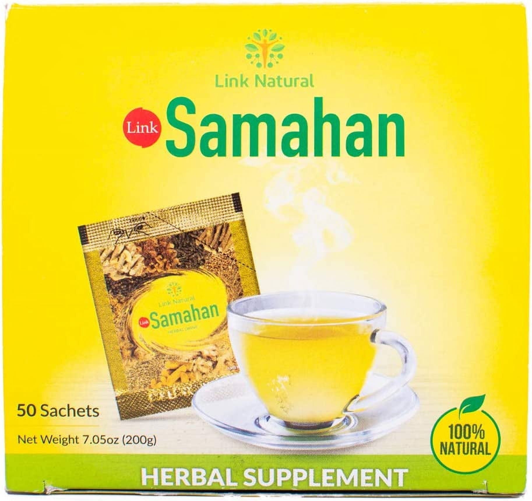 Link Natural Link Samahan Ayurvedic Herbal Tea 50 Sachets - Walmart.com