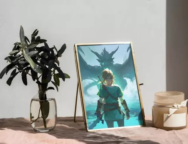 Link From Zelda Tears Of The Kingdom, Botw, Legend Of Zelda,Dragon ...