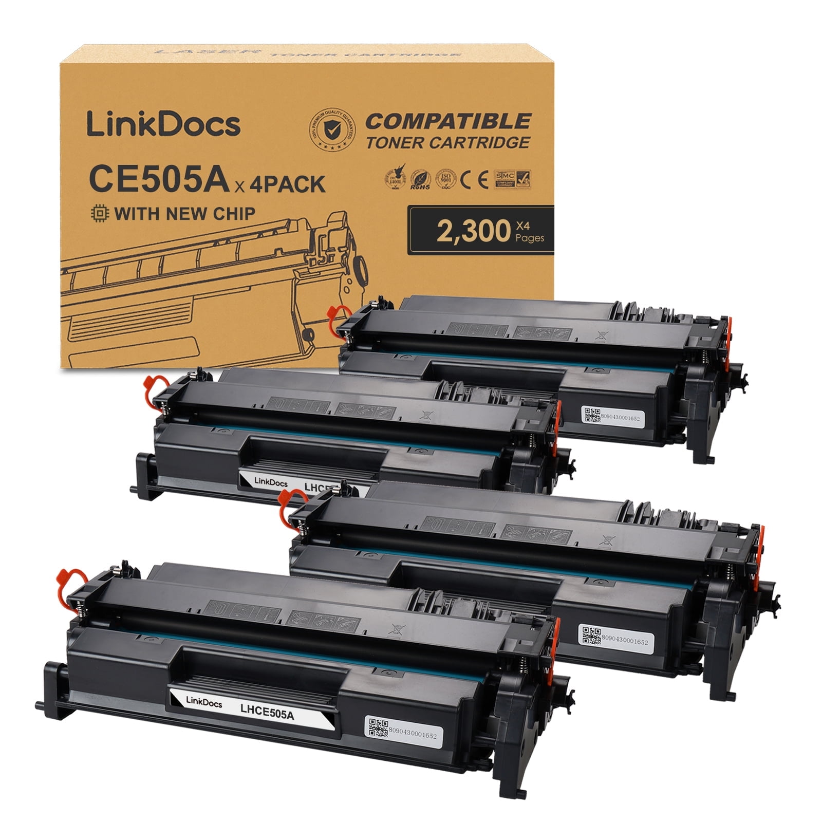LinkDocs 05A Toner Cartridge Compatible for HP 05A CE505A Toner ...