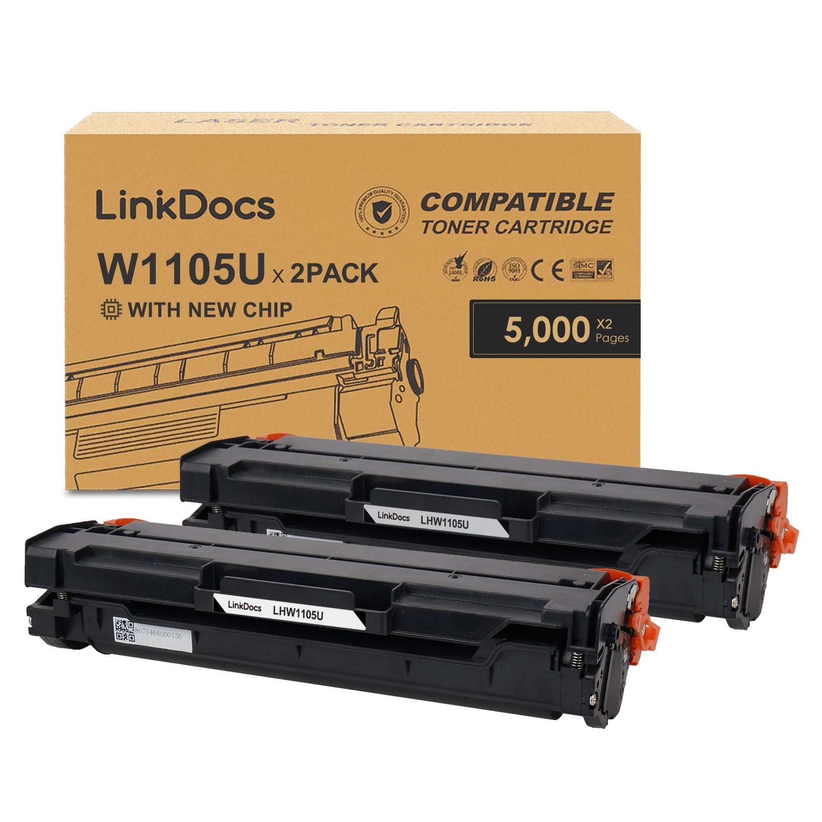 LinkDocs 105AJ Toner Cartridge Compatible for HP 105AJ W1105AJ Toner ...