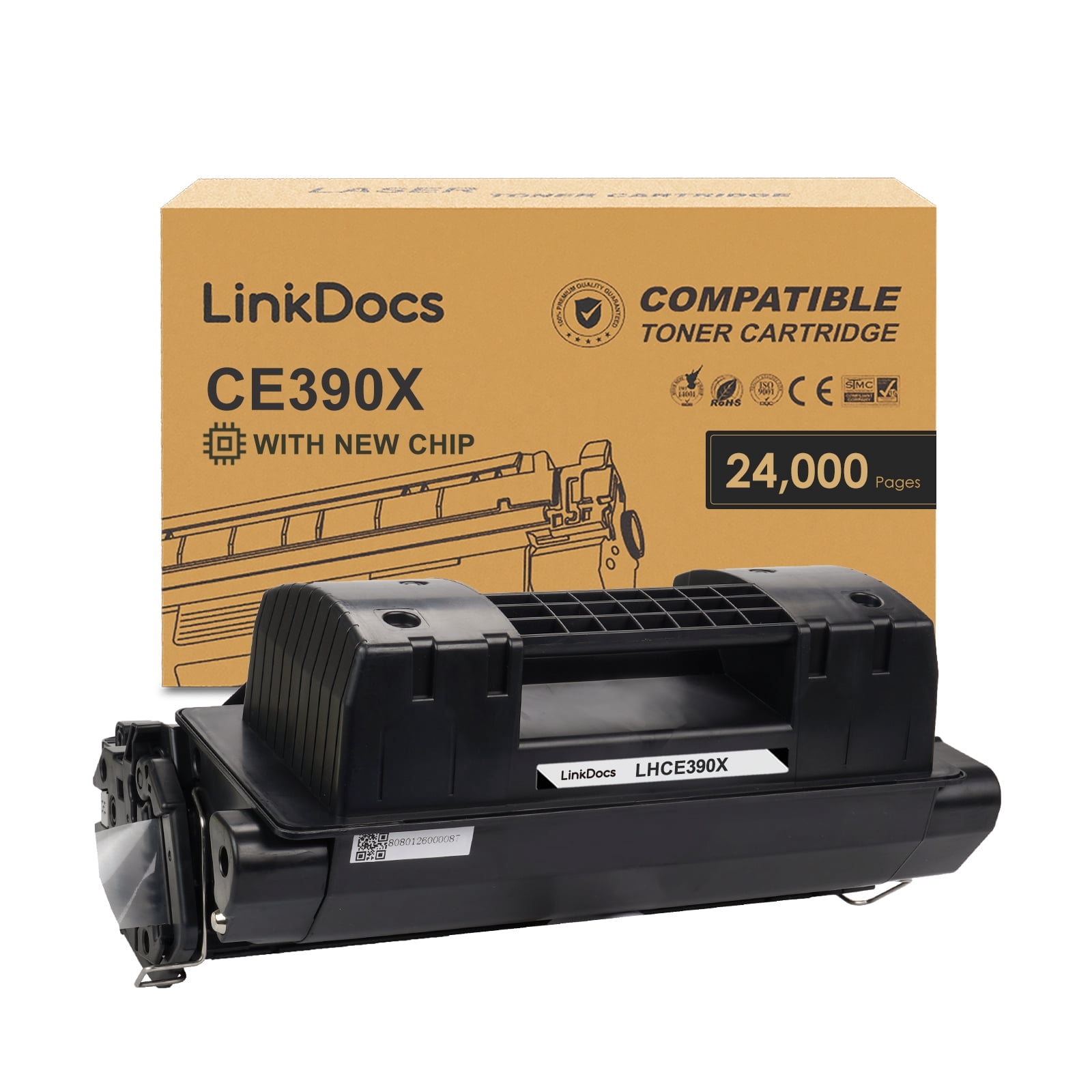 LinkDocs 90X Toner Cartridge Compatible for HP 90X CE390X Toner ...