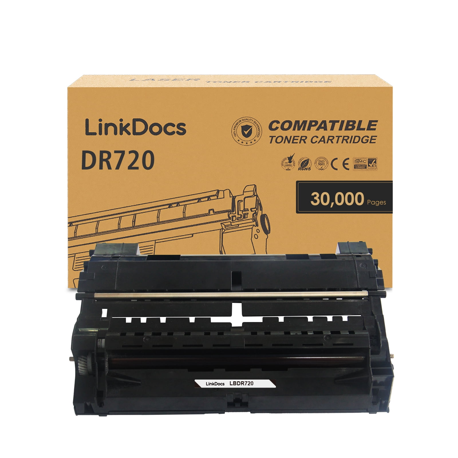 LinkDocs DR720 Compatible Drum Unit Replacement for Brother DR-720 Work ...