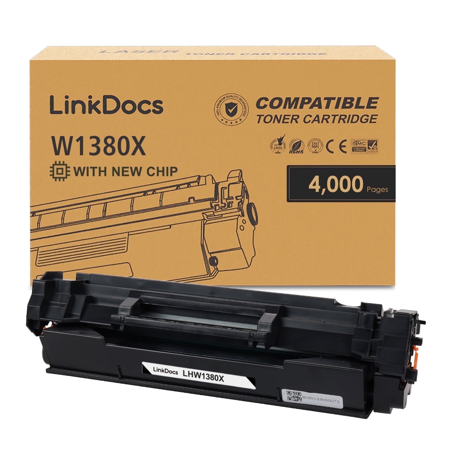 LinkDocs HP 138X Combo Pack Toner Cartridges Compatible for hewlett ...