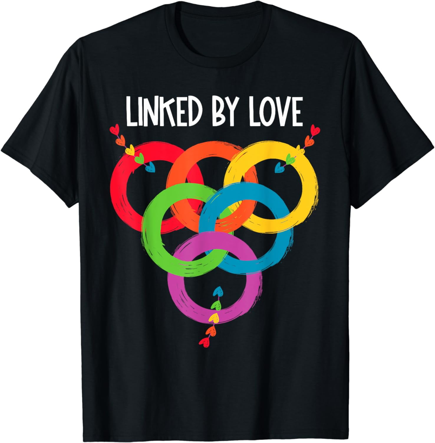 Linked By Love LGBT Pride Month Equal Rights LGBTQ Gay Pride T-Shirt ...