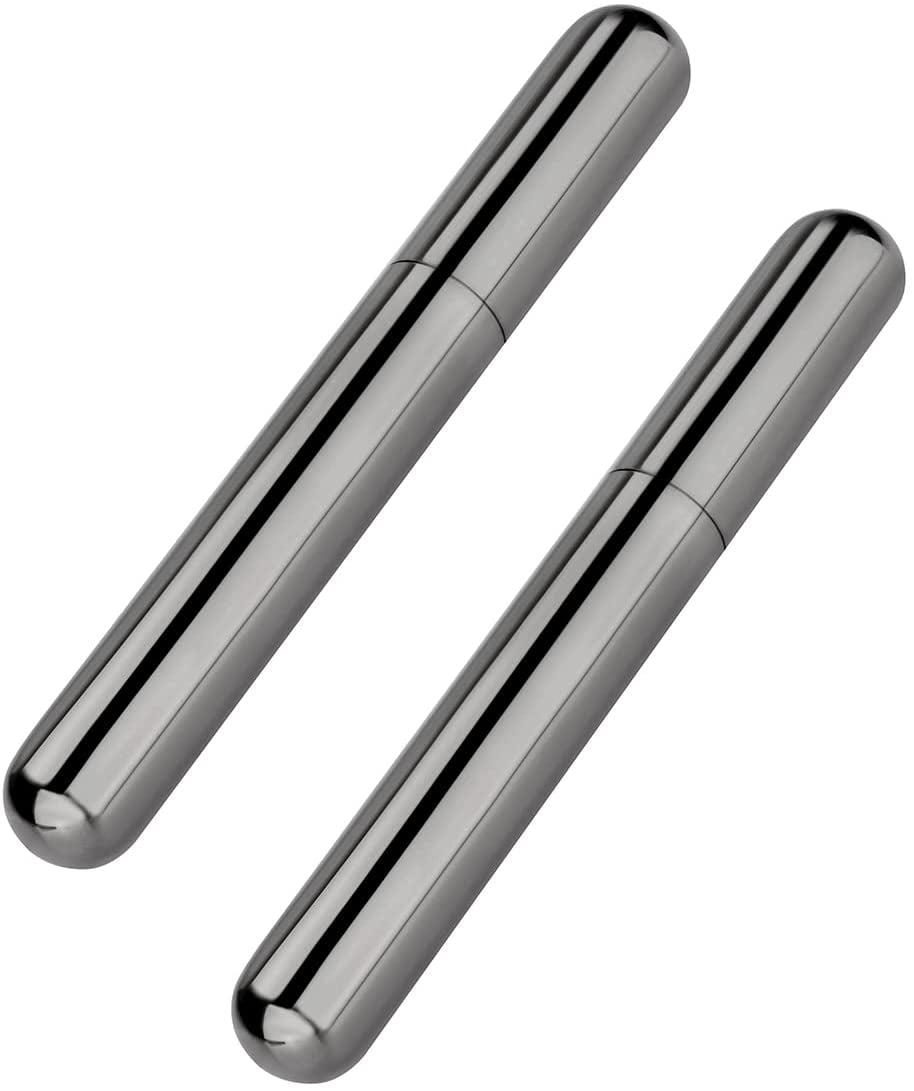 Linkidea Cigar Case Tube, 2 Pack Stainless Steel Portable Carrying ...