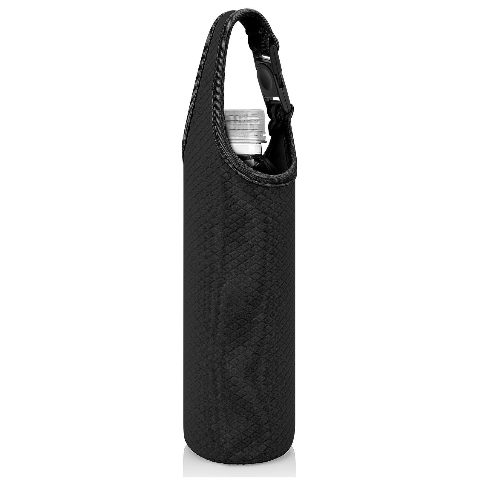 Linkidea Plastic Bottled Water Sleeve with Carry Strap Compatible with ...