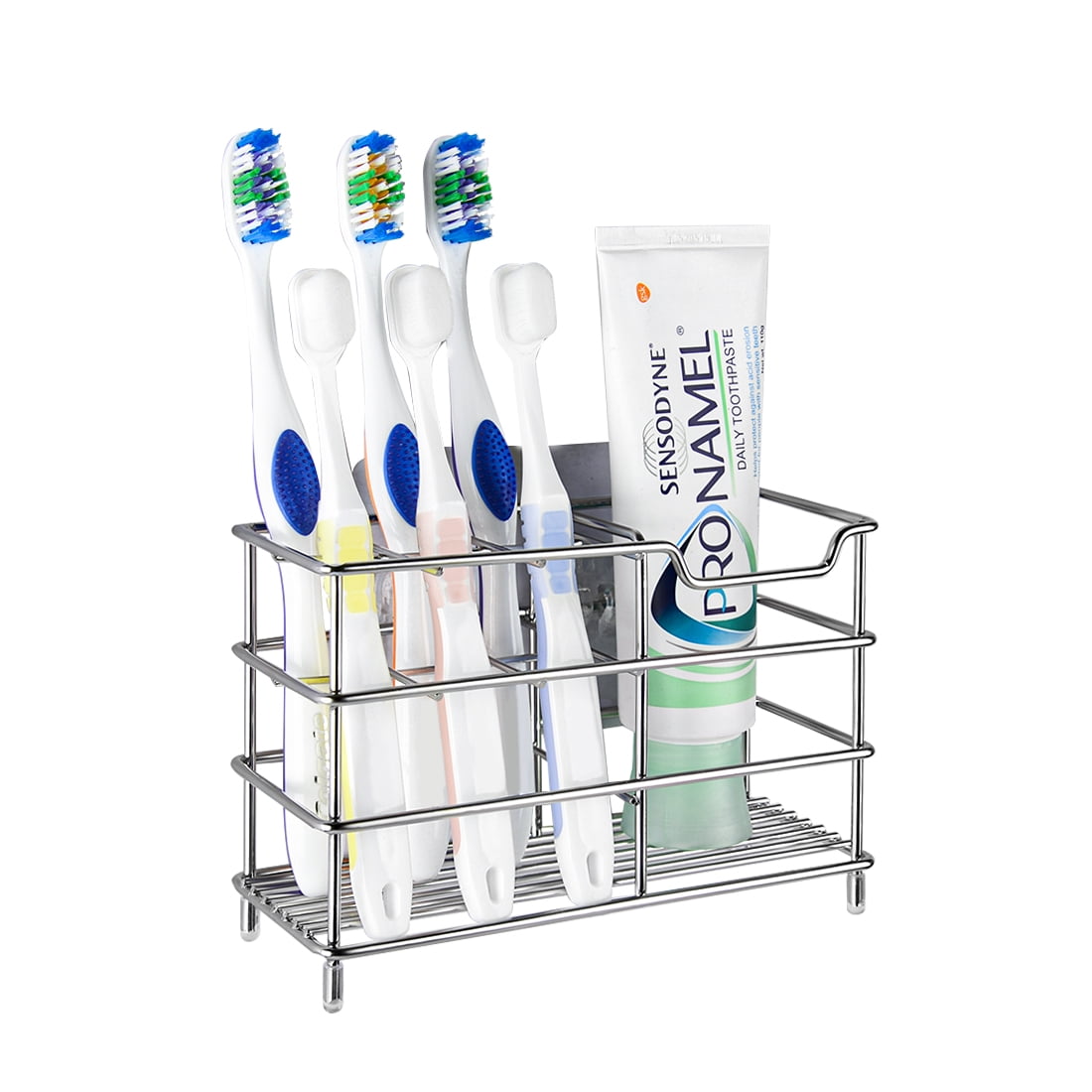 Linkidea Stainless Steel Toothbrush Holder Stand for Shower, Bathroom ...