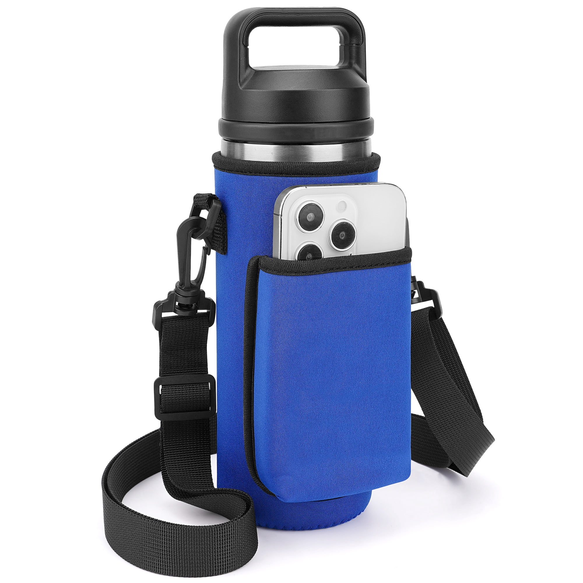 Linkidea Water Bottle Carrier with Strap Compatible with YETI Rambler ...