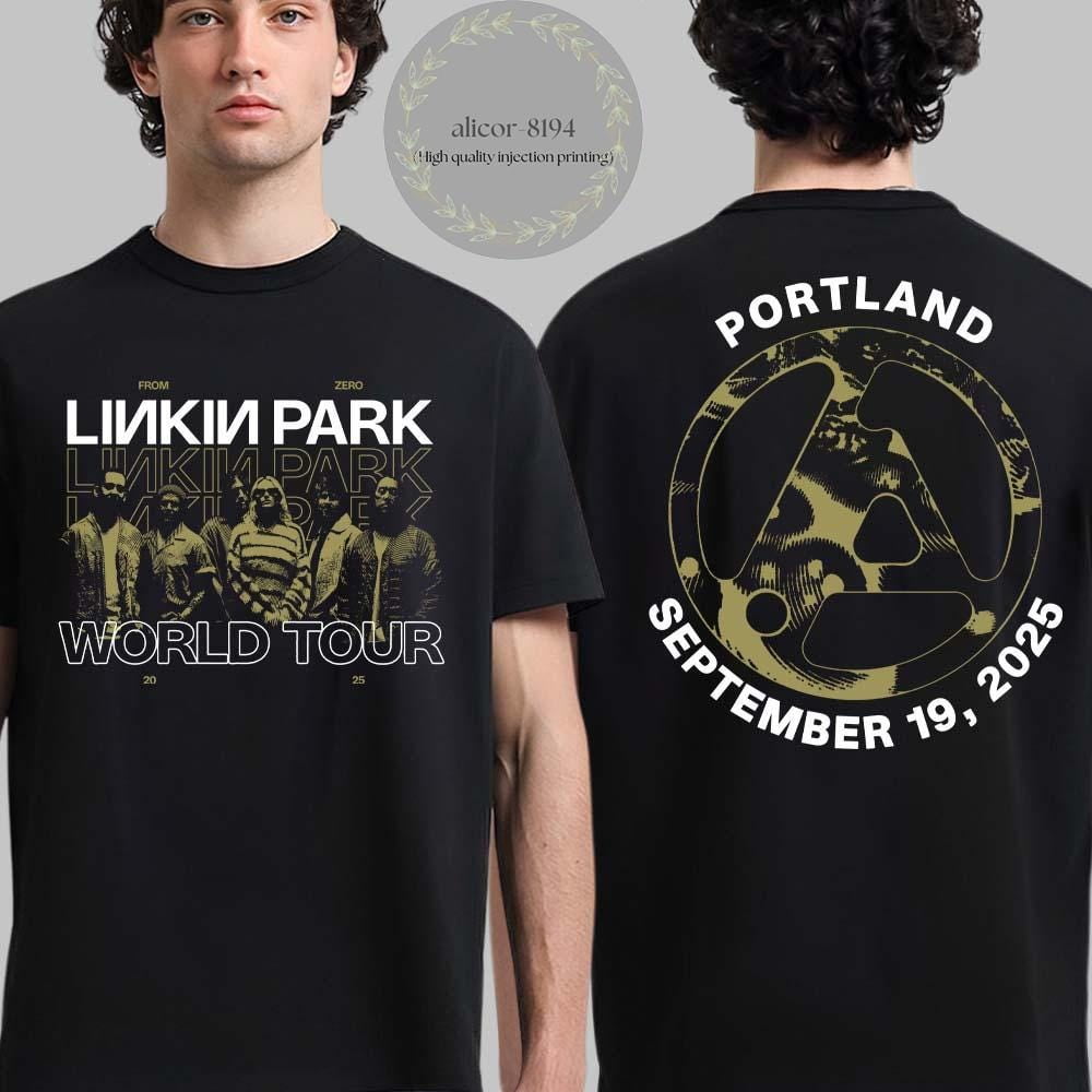 Linkin Park From Zero World Tour 2025 Portland Oregon Event Tee At Moda ...