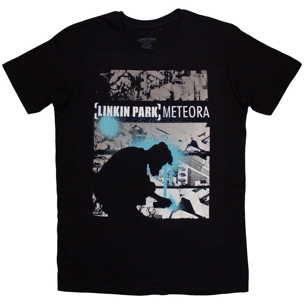 Linkin Park Men's Meteora Drip Collage T-Shirt Black Medium ...