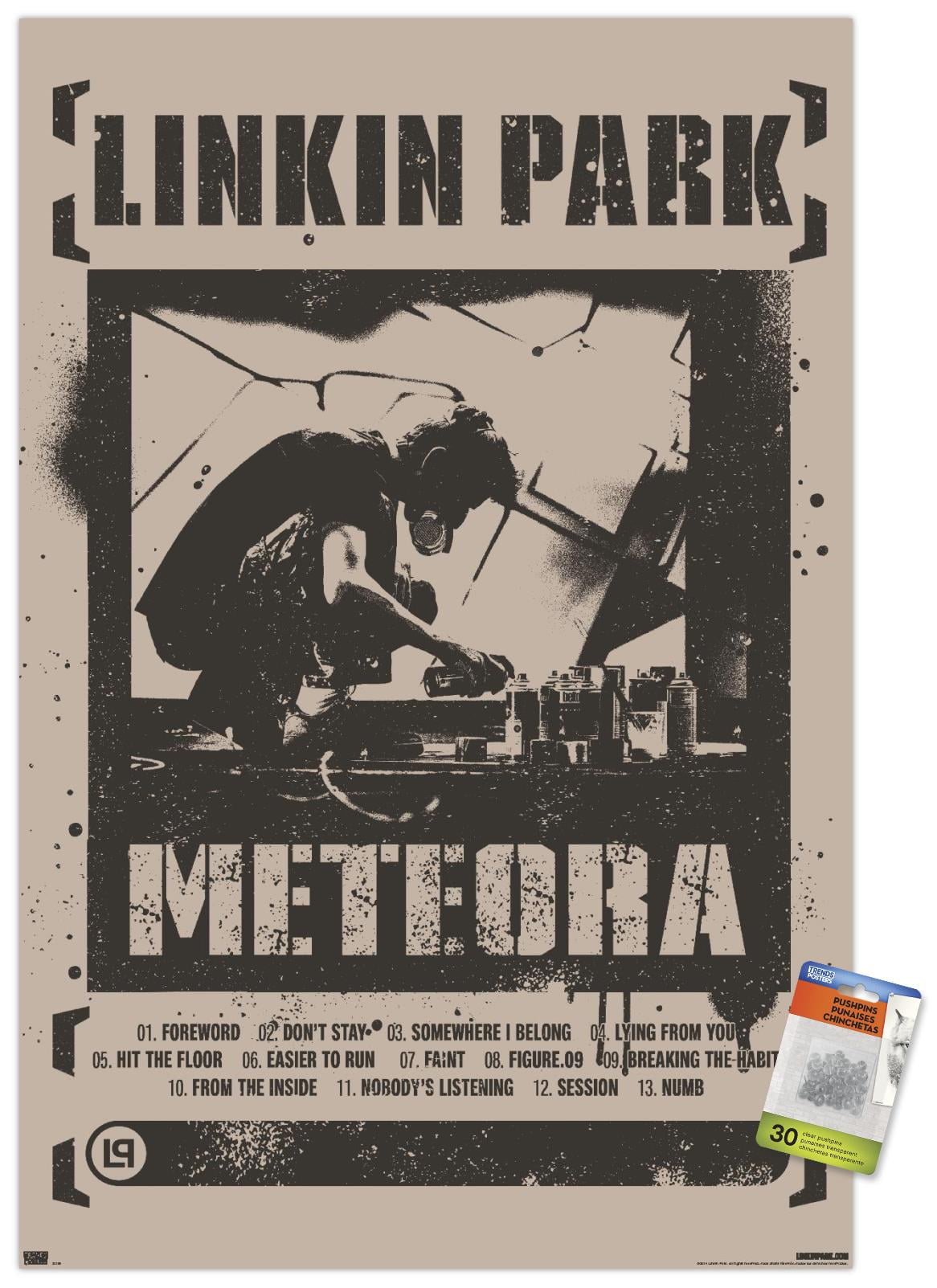 Linkin Park - Meteora Wall Poster with Pushpins, 22.375" x 34 ...