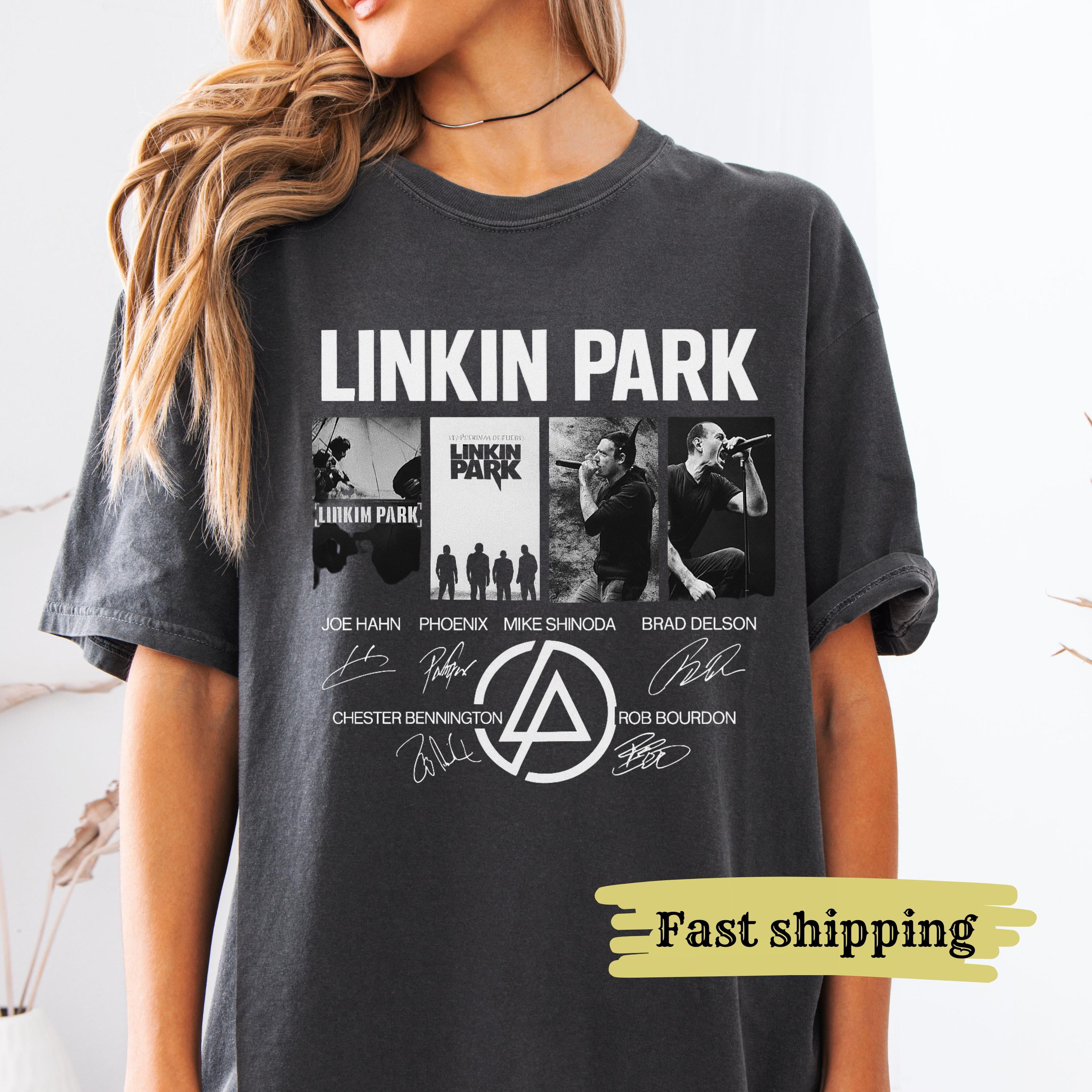 Linkin Park Shirt,Vintage Rock Tee With Album Art&Signatur,Linkin Park ...