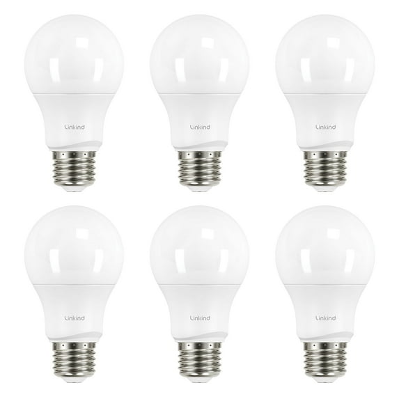 Linkind LED Light Bulbs, A19 Dimmable 100W Equivalent, Daylight 5000K ...