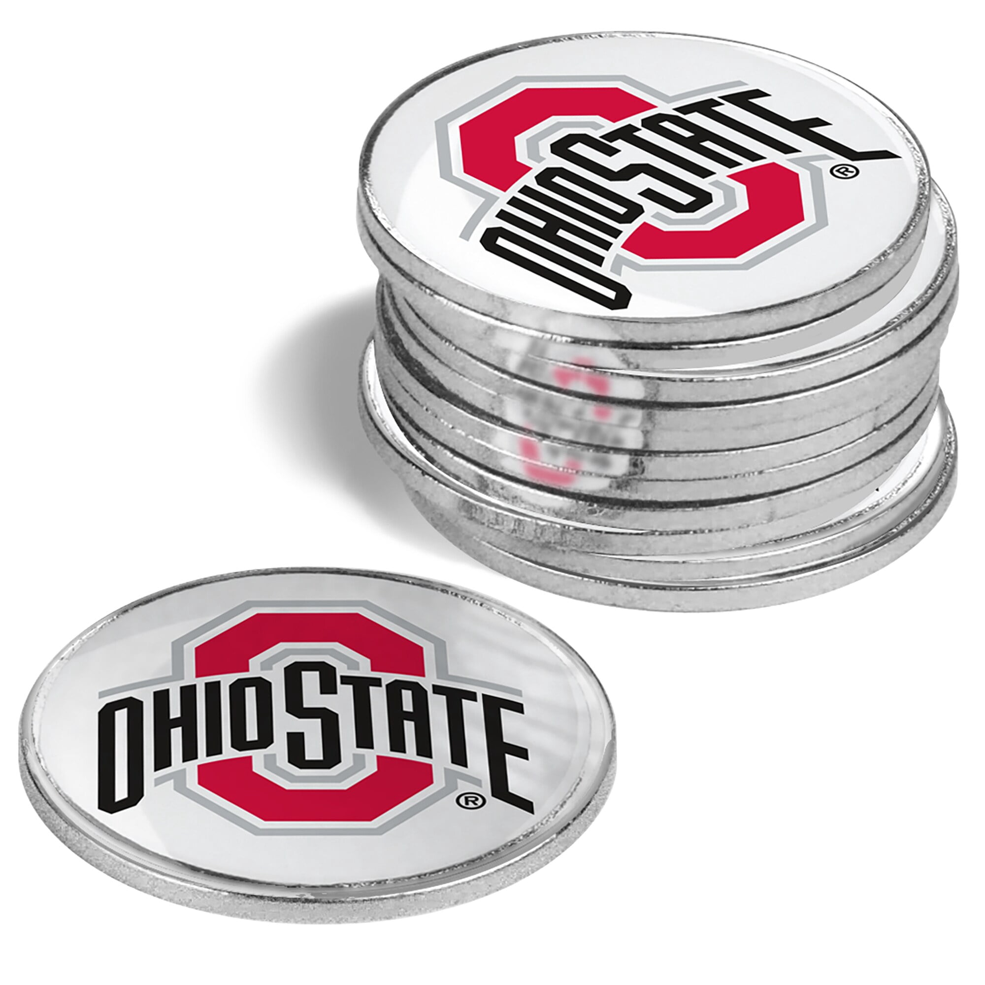 Ohio State Buckeyes 12-Pack Golf Ball Marker Set - Walmart.com