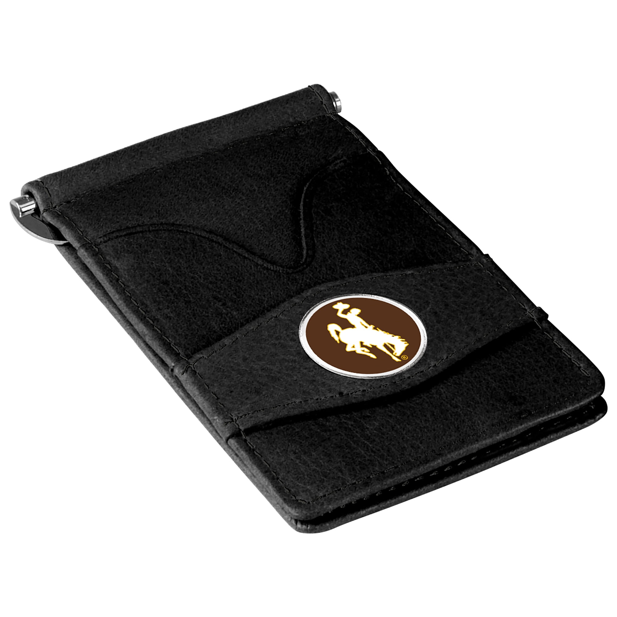 LinksWalker Wyoming Cowboys-Players Wallet - Black - Walmart.com