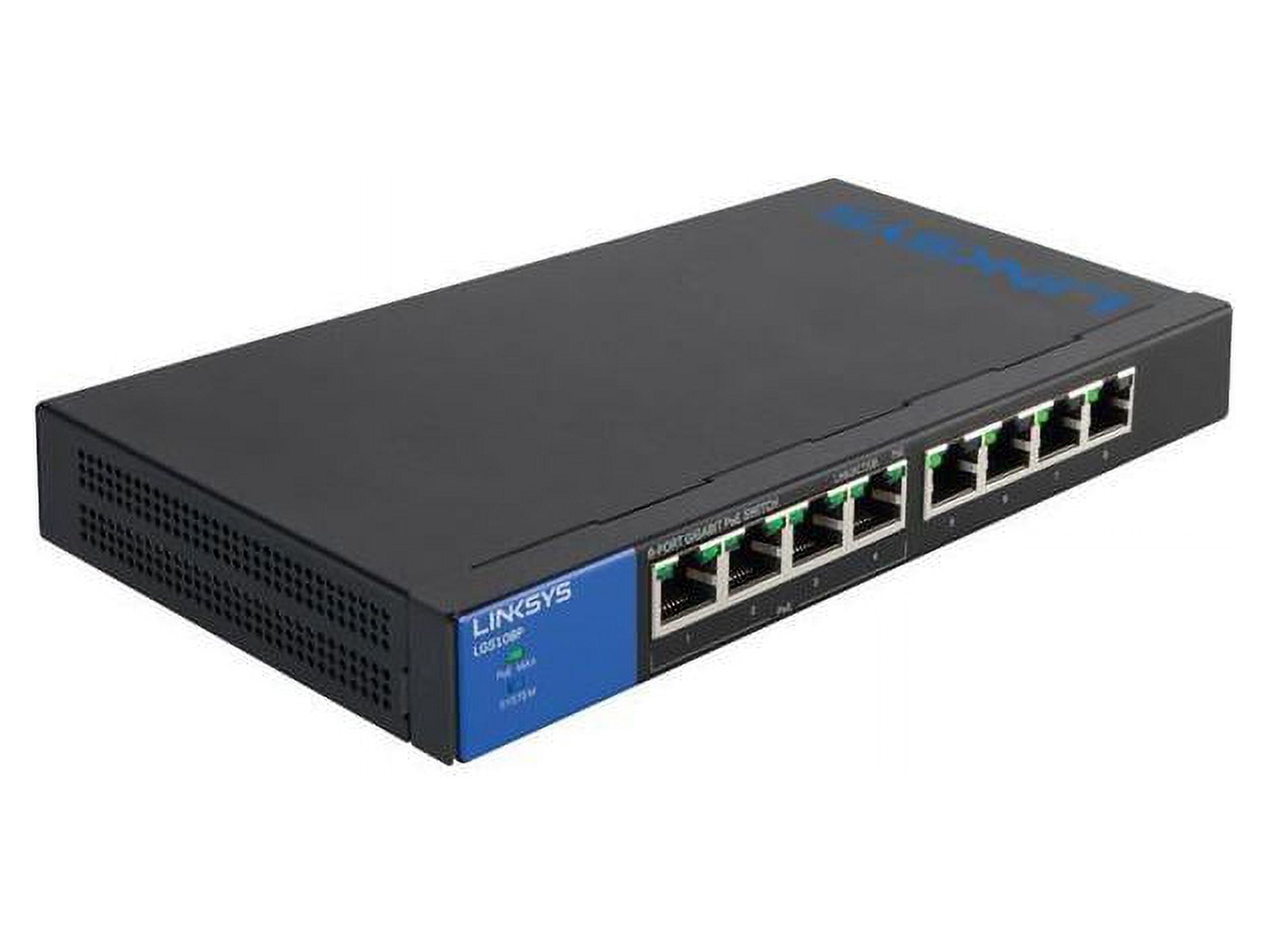 Linksys LGS108 8-Port Business Desktop Gigabit Switch - Walmart.com