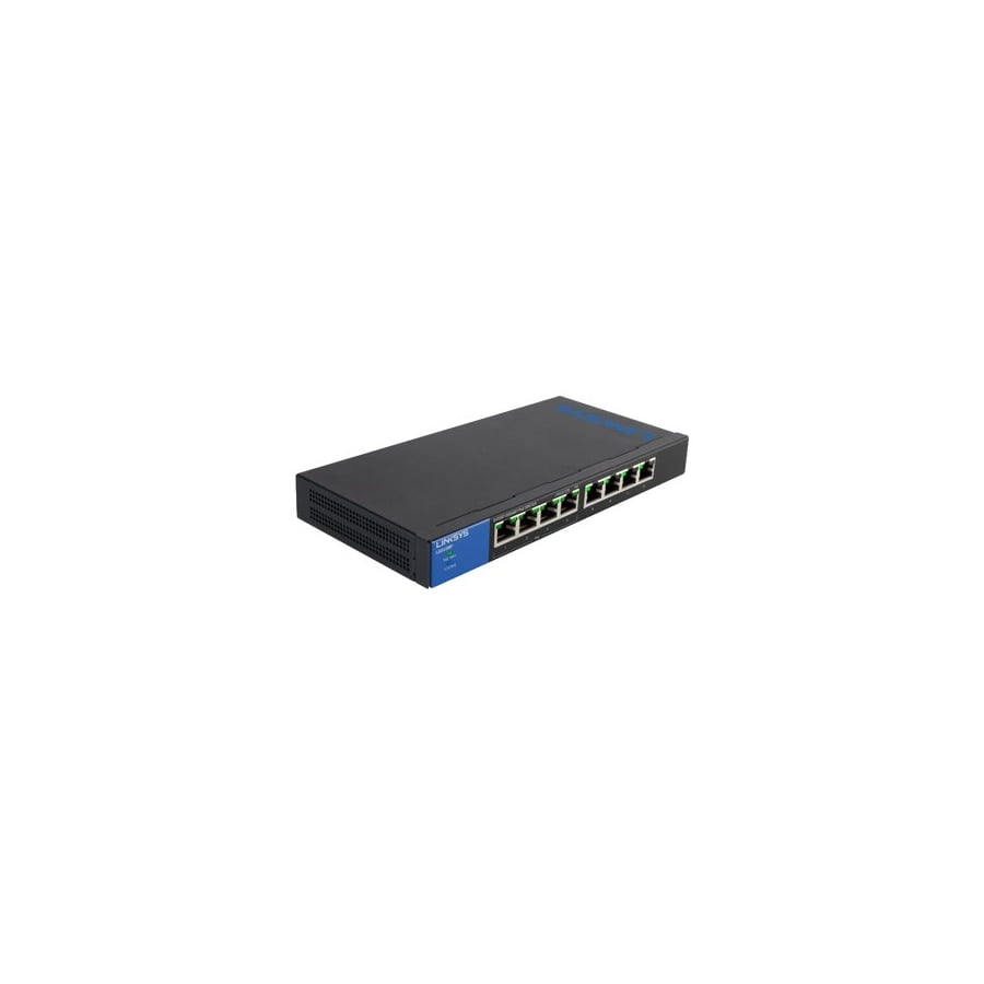 Linksys LGS108P 8-Port Business Desktop Gigabit PoE+ Switch - Walmart.com