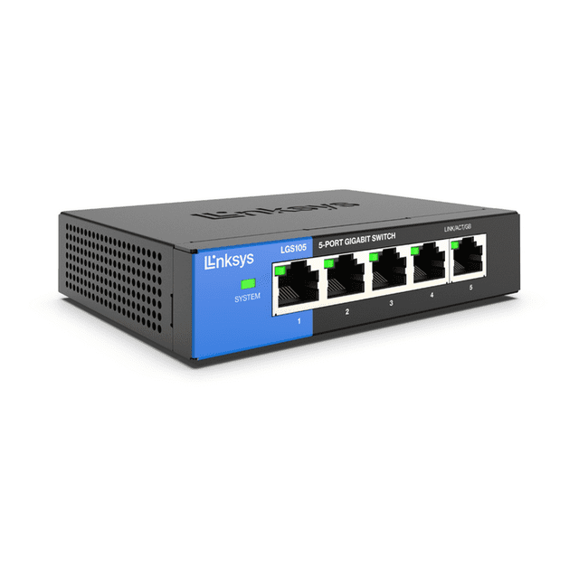 Linksys SE3005 5-port Gigabit Ethernet Switch Up to Giga bps - Walmart.com