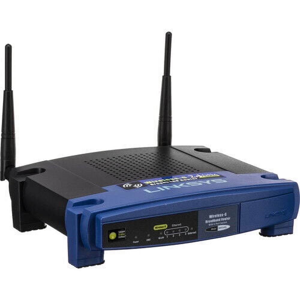 Linksys WAP54G 4 Port Wireless-G Access Point Wireless Router - Black - Walmart.com