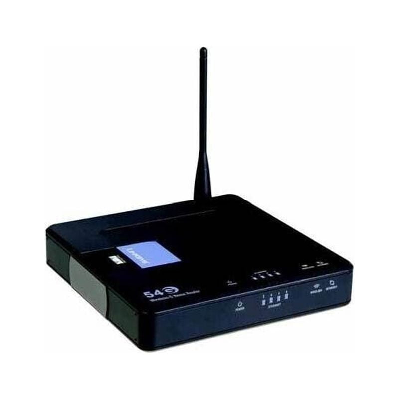 Linksys WRH54G Dual-Band 4 Ports Wireless-G Home Security Black Router ...