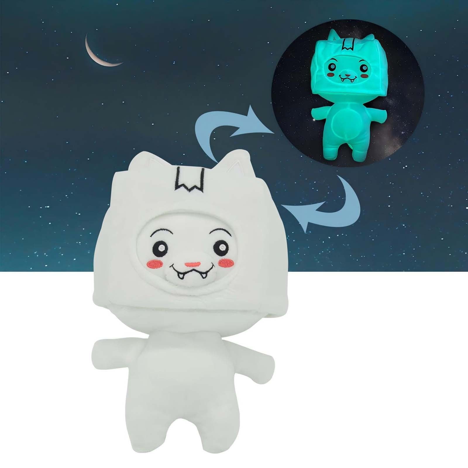 Linky Toys Box Official Merch - Glow in The Dark Ghosty庐 Plush Toy ...