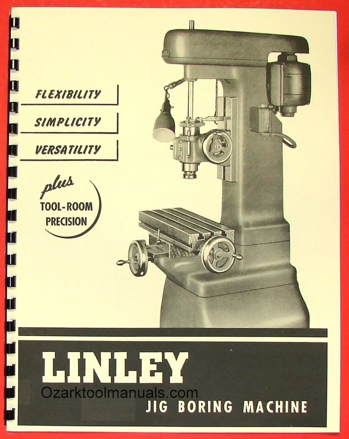 Linley Jig Boring Machine Borer Parts Manual 0434 - Walmart.com