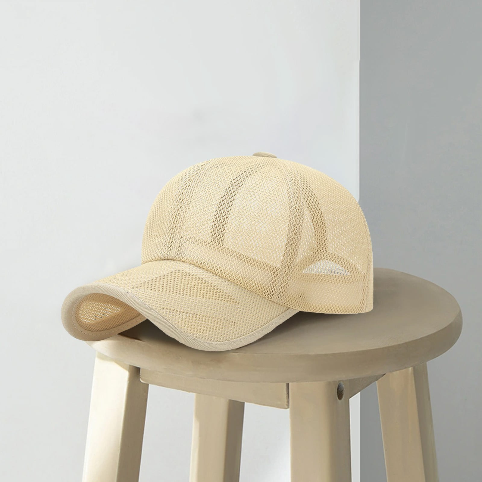 Linnome 2 Packs Breathable Full Mesh Baseball Cap for Men, Women ...