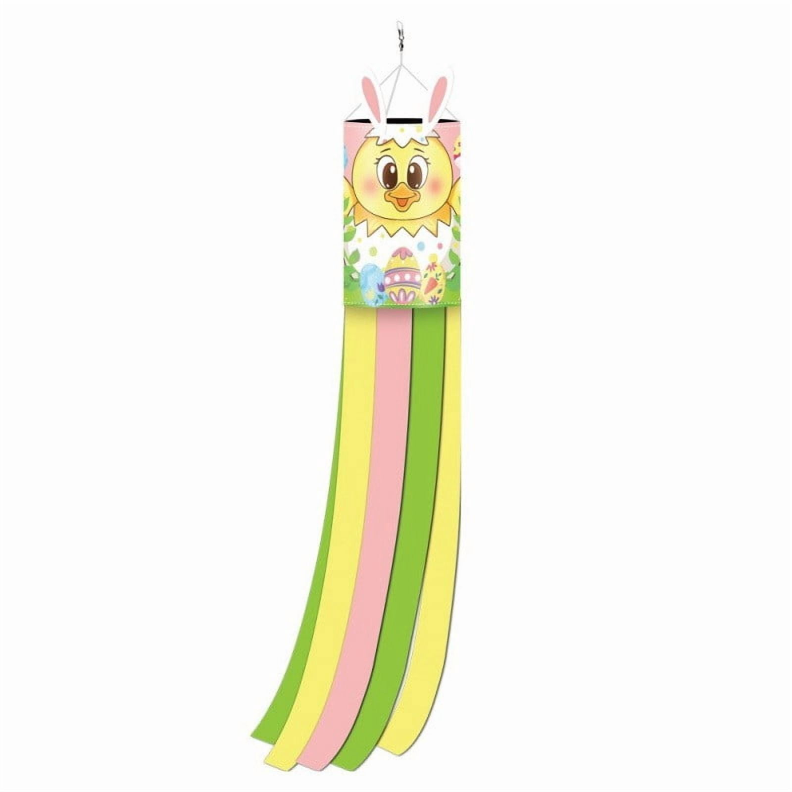 Linnome Easter Wind Sock Flag Outdoor Hanging Decor Yard Patio Lawn ...