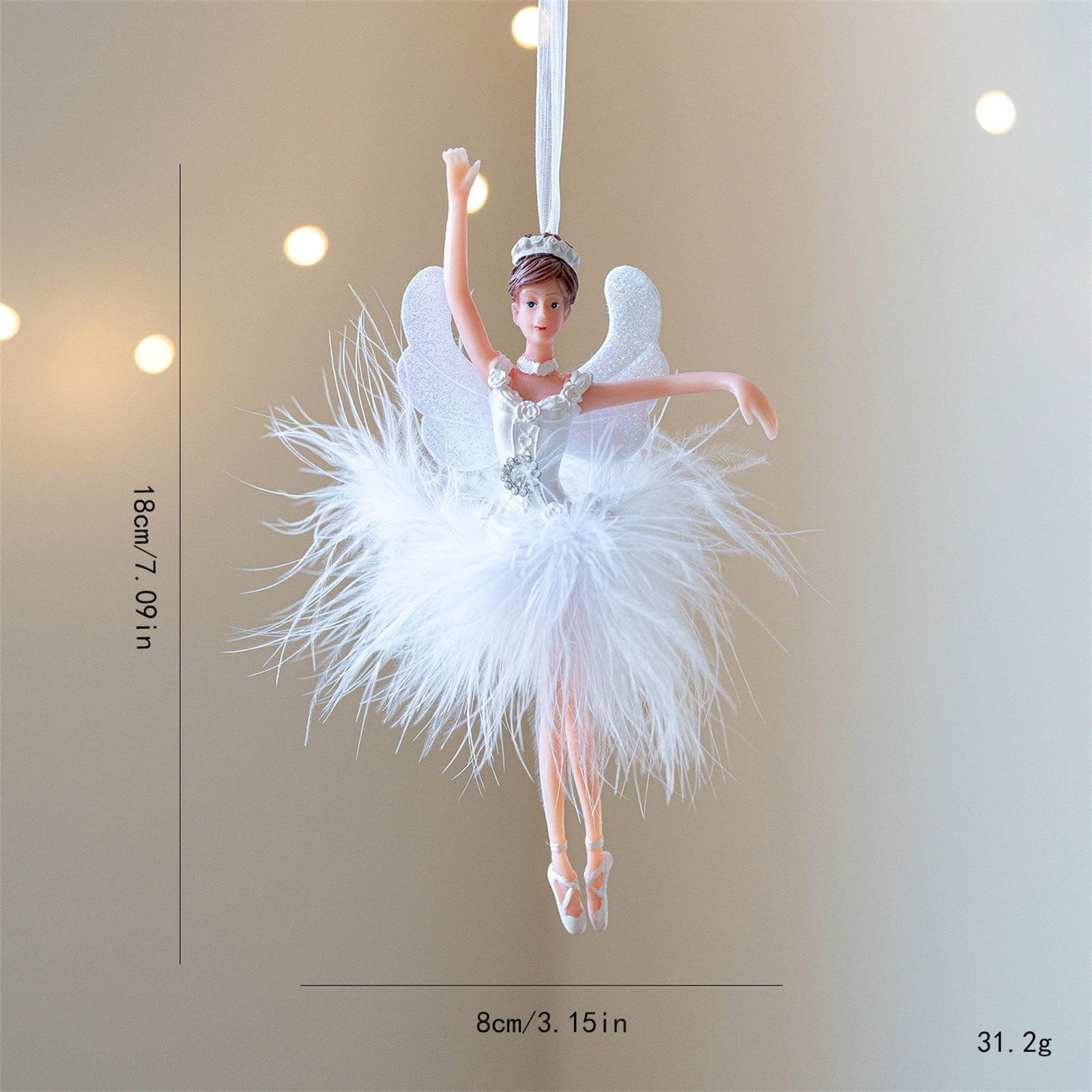 Linnome Festive woman Performer Christmas Ornament, Beautiful ...
