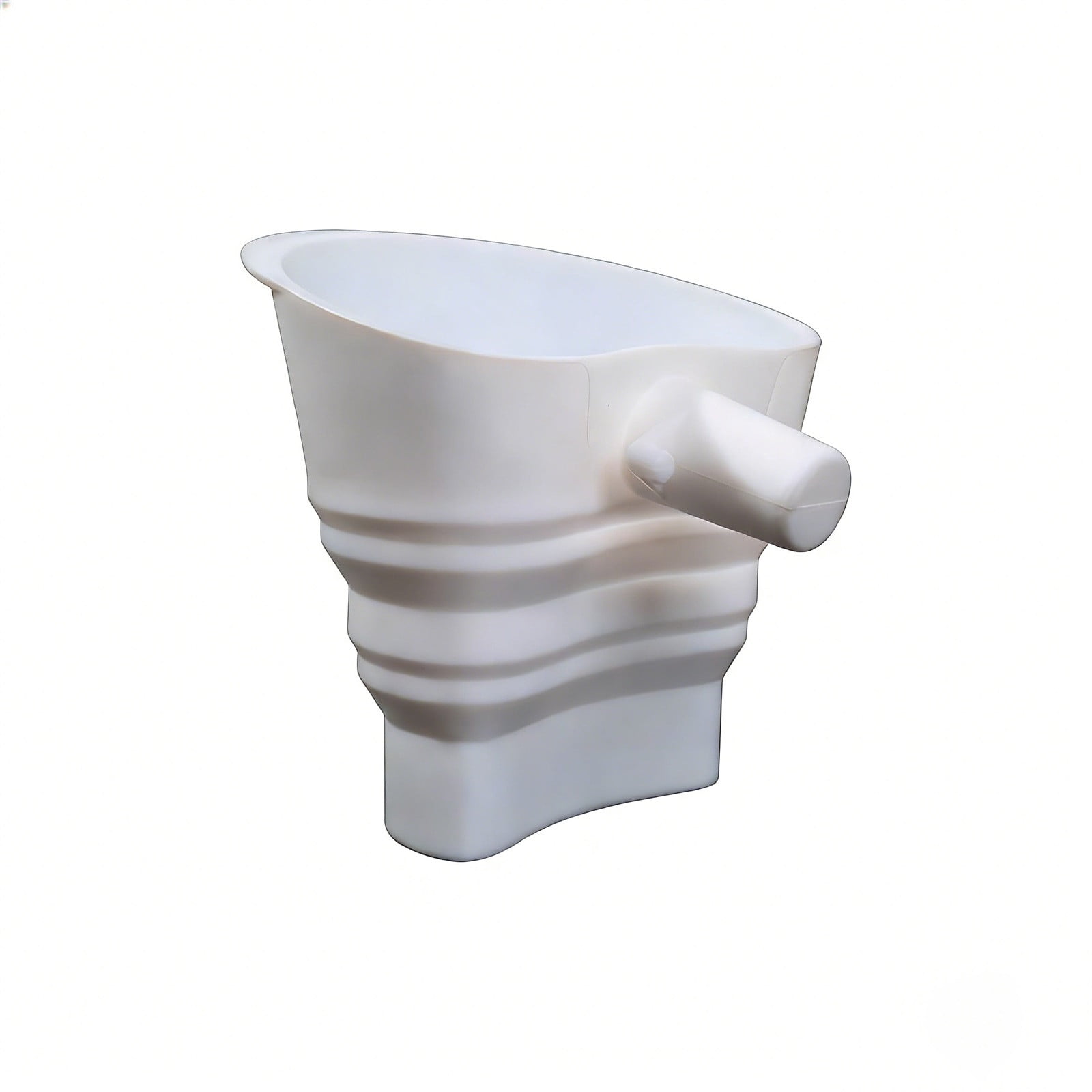Linnome Foldable Tiltable Silicone Flour Funnel Practical Kitchen ...