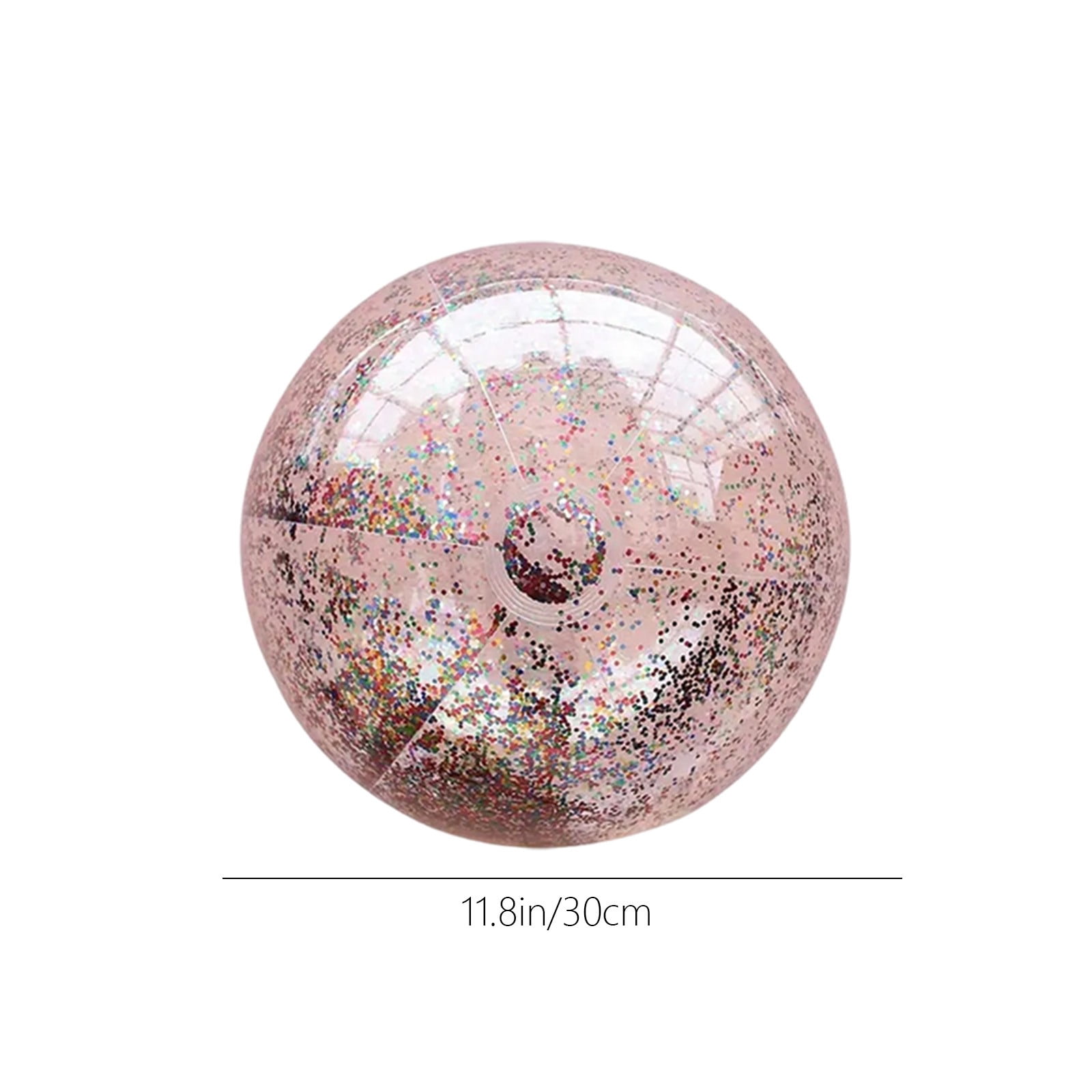 Linnome Pack of 5 Sequins Beach Ball Jumbo Pool Toys Balls 11.81x11 ...