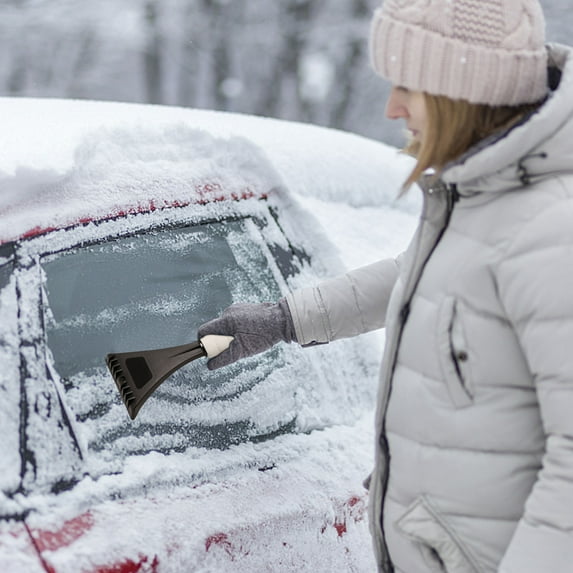 Linnome Portable Winter Car Snow Shovel Eva Sponge Handle Tool For Snow ...