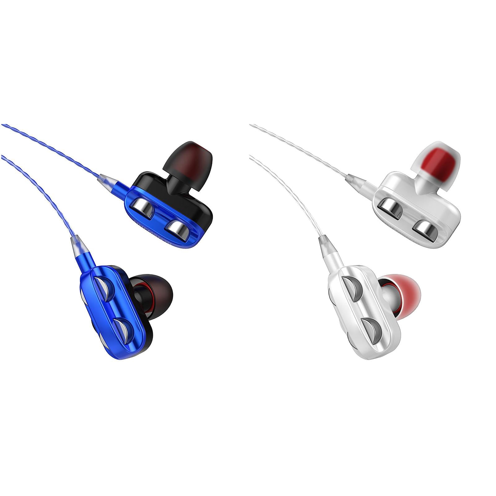 Linnyunggg A13 Clear Speaker Unit Stereo In-Ear Wired Headphones With ...