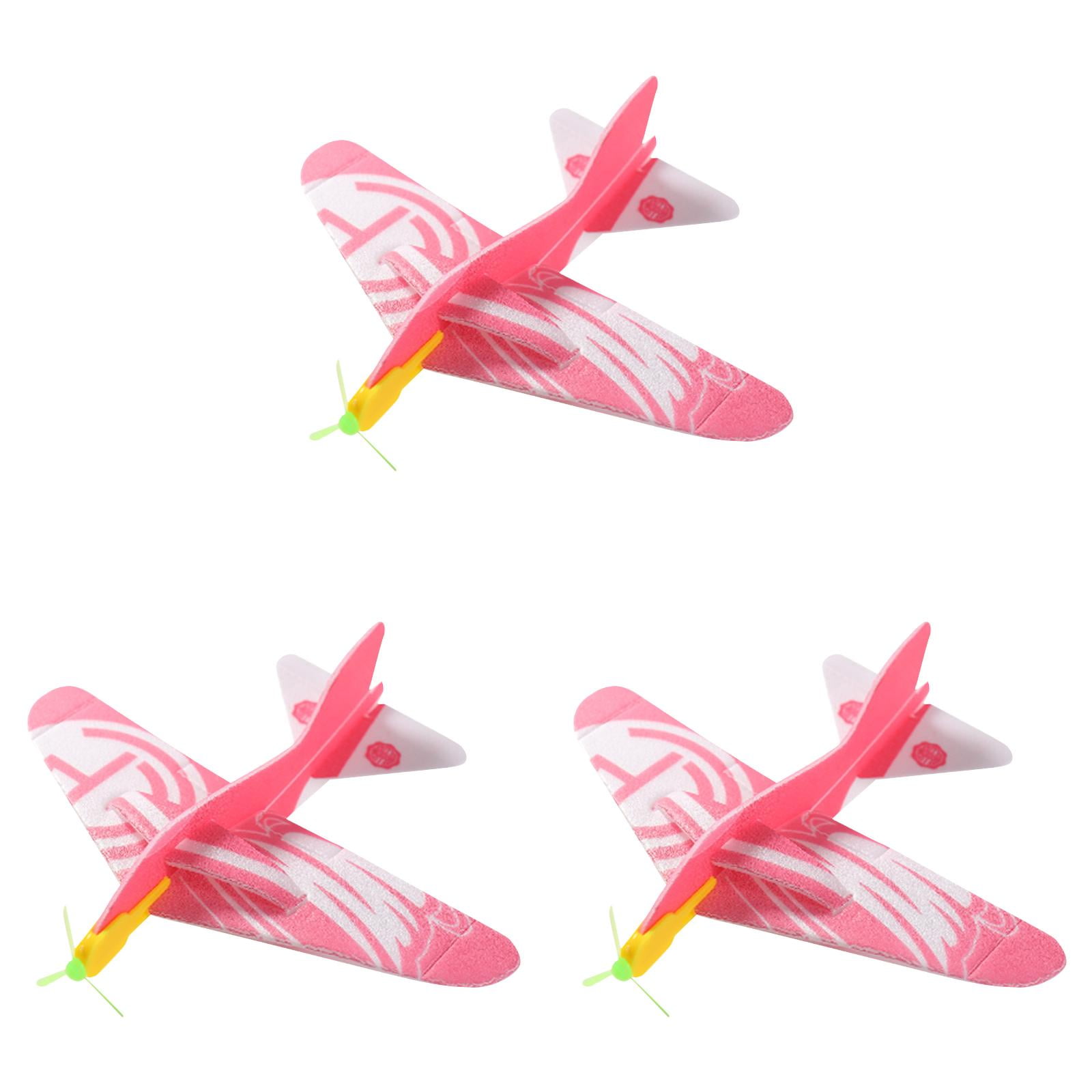 Linnyunggg Kids Toy Roundabout Aircraft Foam Paper Airplane Model Hand ...