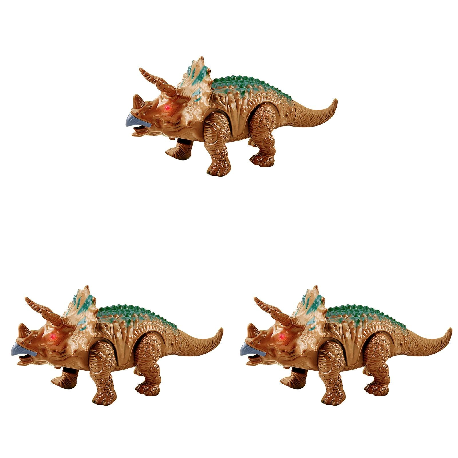 Linnyunggg Light Up Dinosaur Electronic Walking Robot Roaring ...