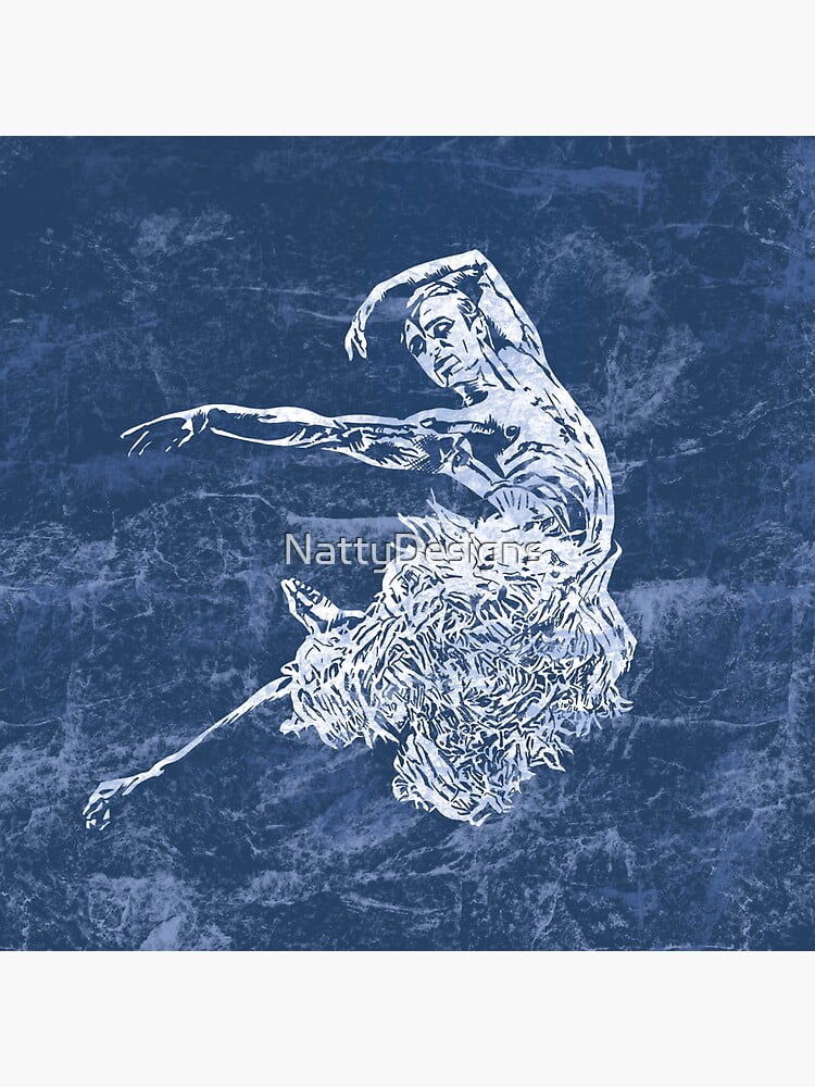 Lino print Male Ballet Dancer Swan from Swan Lake Fashion Art Decor ...