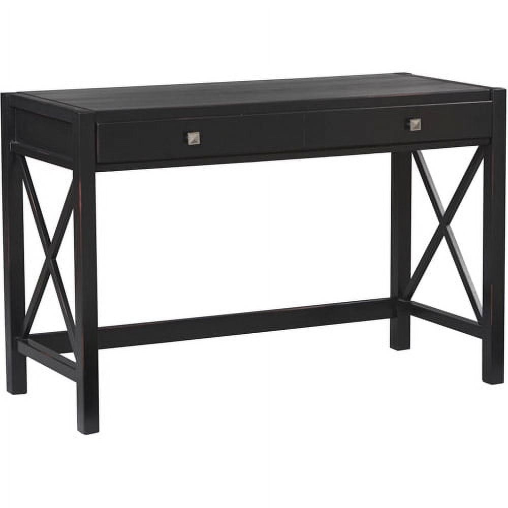 Linon Anna Desk, Antique Black, 47 inches Wide - Walmart.com