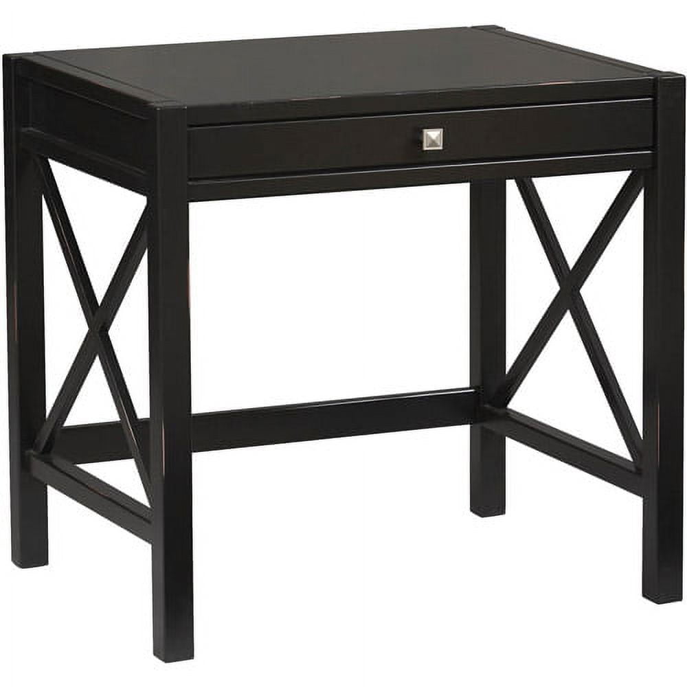Linon Anna Laptop Desk, Antique Black, 30 inches High - Walmart.com