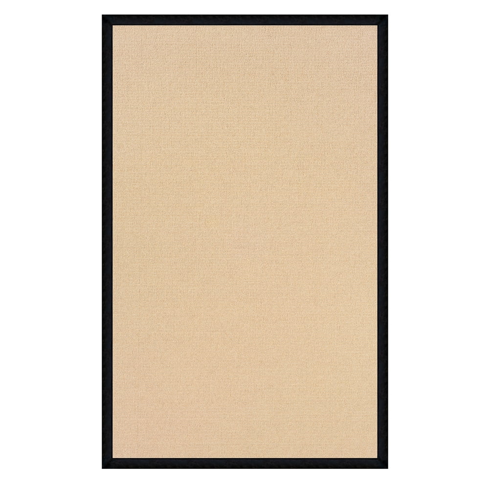 Linon Athena AT0121 Rug 5' x 8' Natural and Black Rectangle - Walmart.com