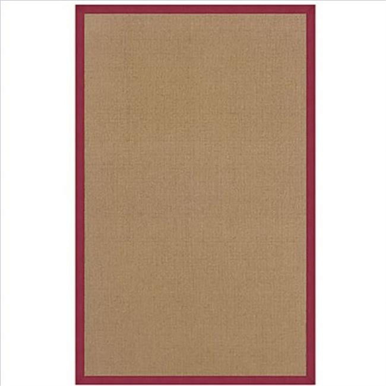 Linon Athena Hand Tufted Area Rug - Cork & Red - 2 ft. 6 in. x 8 ft ...