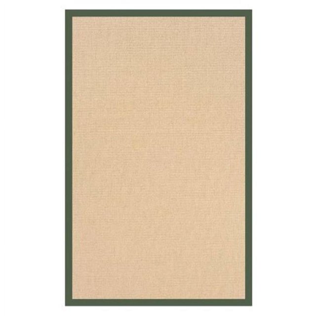 Linon Athena Hand Tufted Area Rug - Sisal & Green - 8 ft. x 11 ft ...