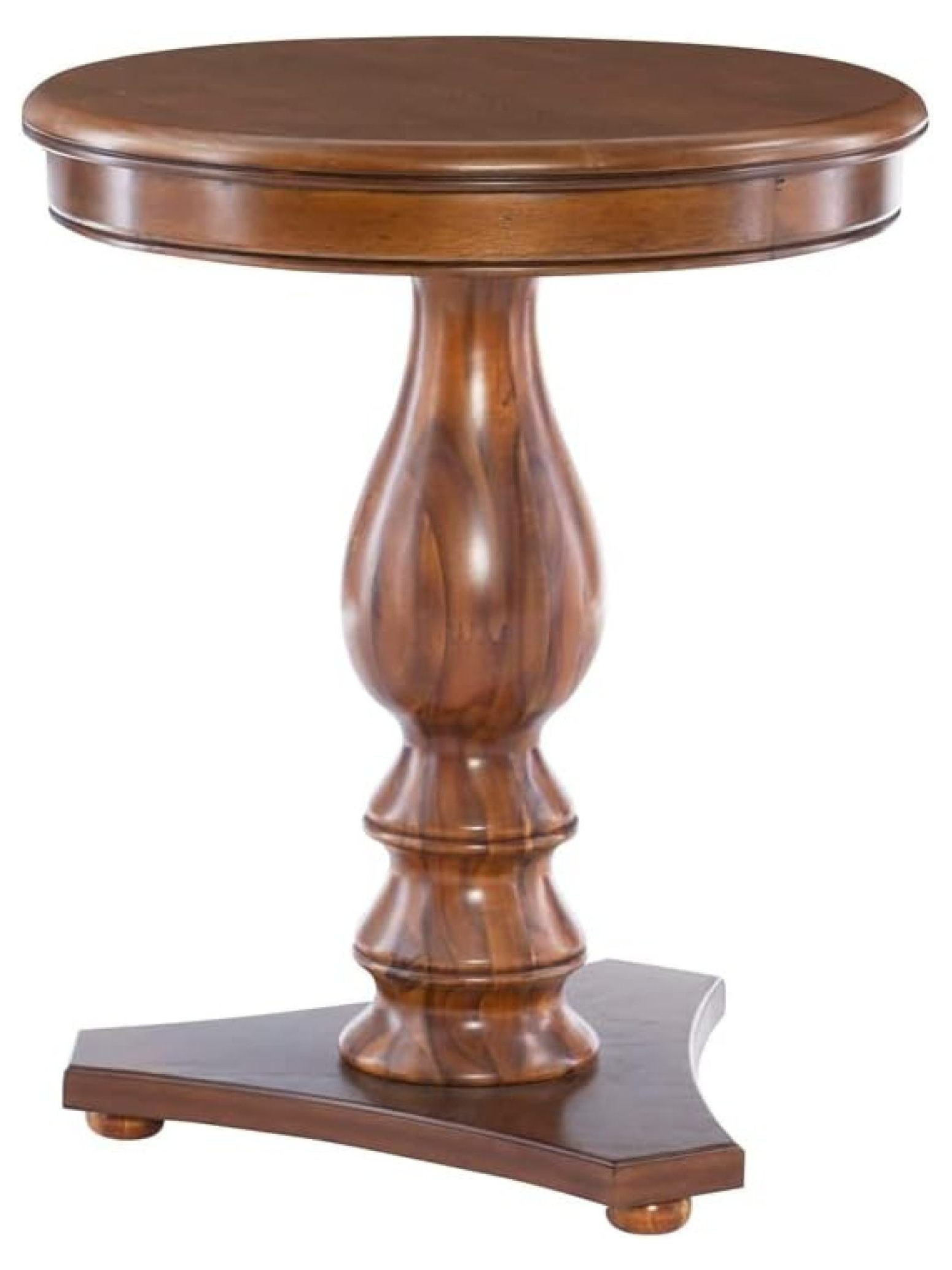 Linon Bree Wood Accent Side Table in Hazelnut Brown - Walmart.com