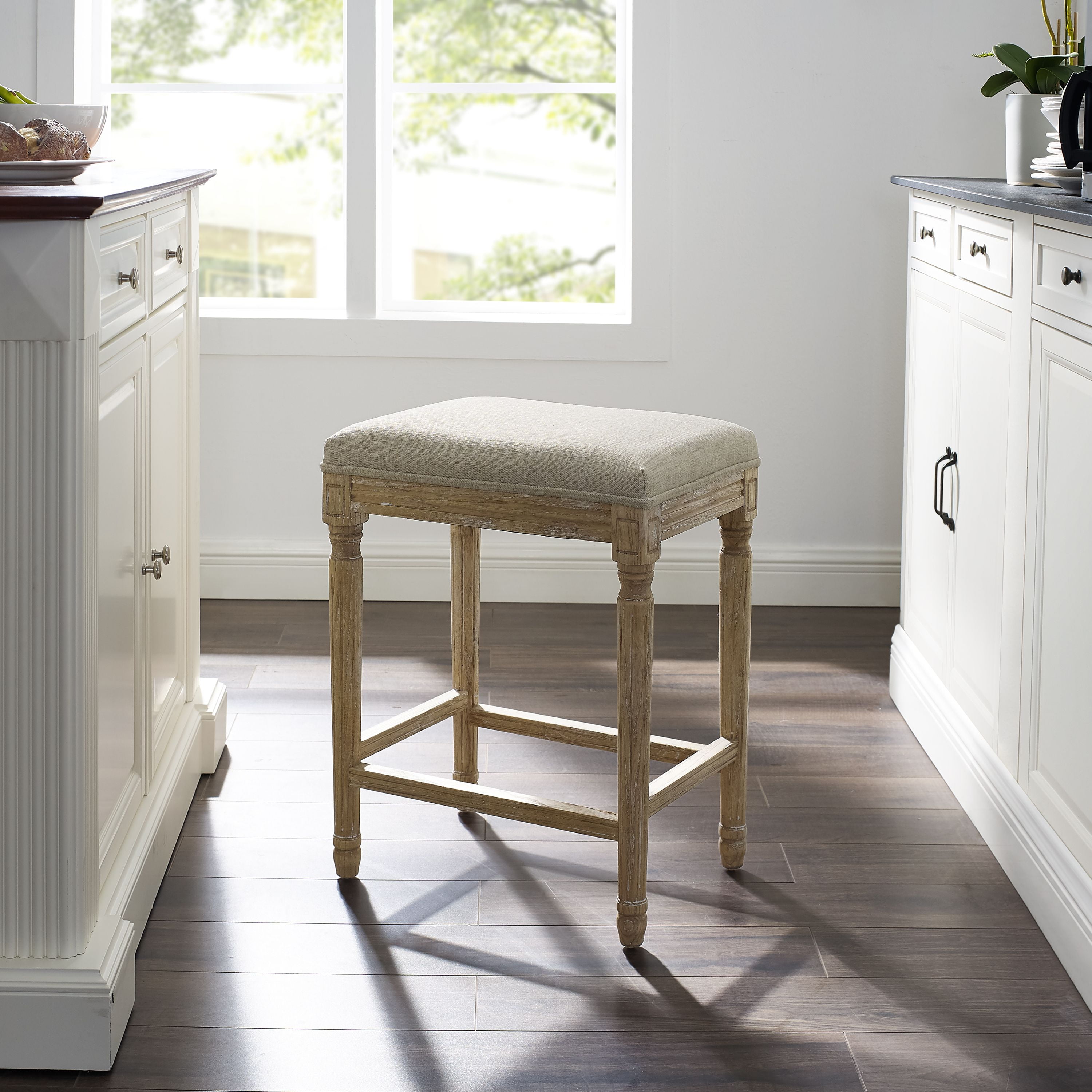 Linon Brianna Backless 24 inch Counter Stool, Multiple Colors - Walmart.com