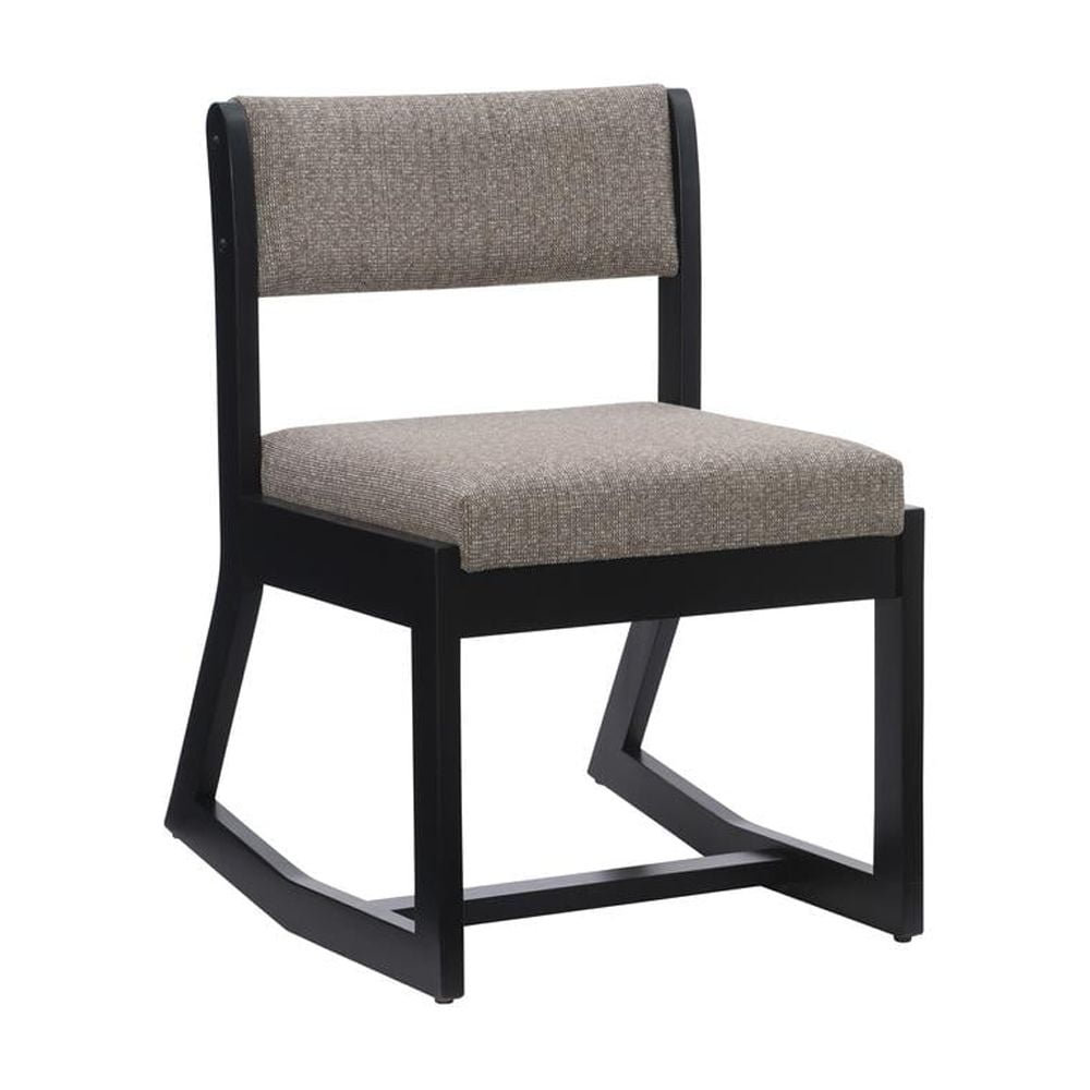 Linon Callum 2 Position Sled Base Chair Black Stone - Walmart.com