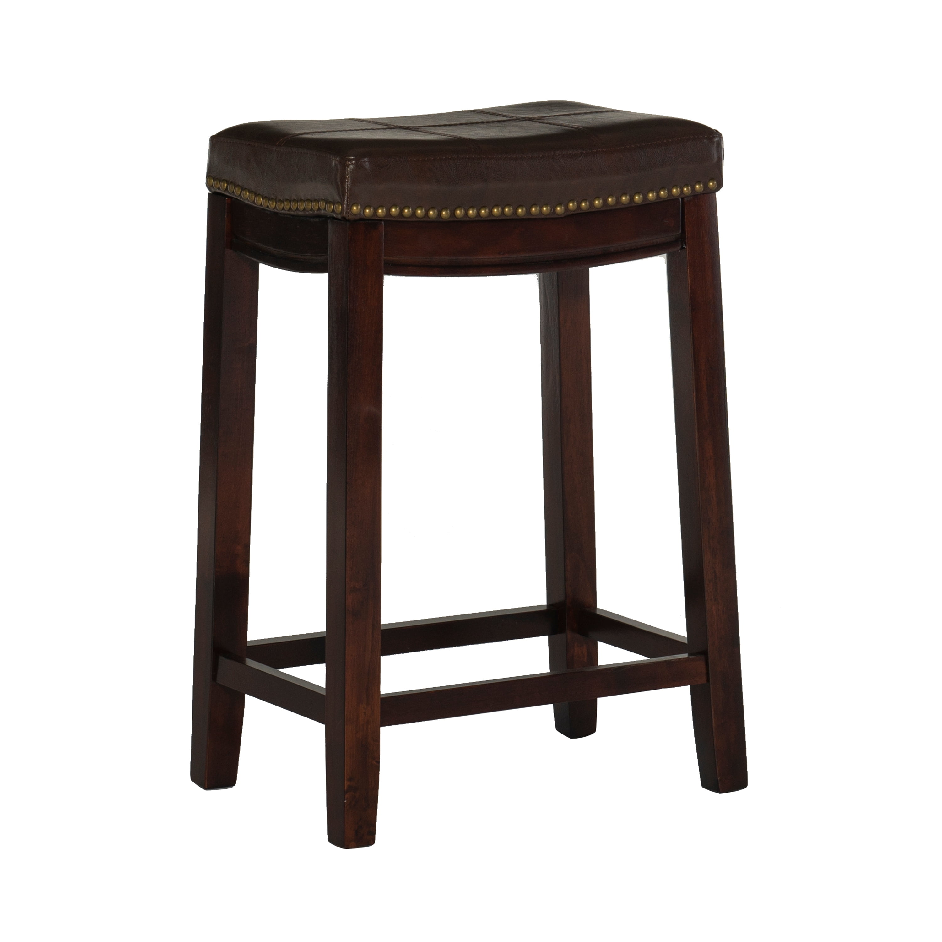Free Shipping! Linon Cessford 26" Backless Indoor Counter Stool, Dark ...