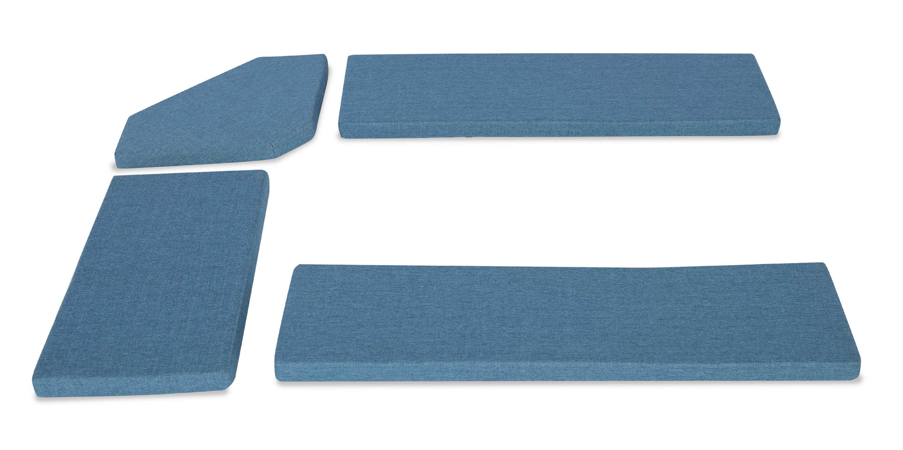 Linon Chelsea Dining Room Bench Corner Seat Pads, Nook Cushion Set in ...