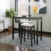 Lexicon Caspian 4-Piece Pack Wood Pub Height Set in Black - Walmart.com