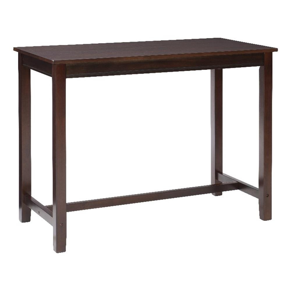 Linon Claridge 42" Wood Bar Height Pub Table in Brown Finish - Walmart.com