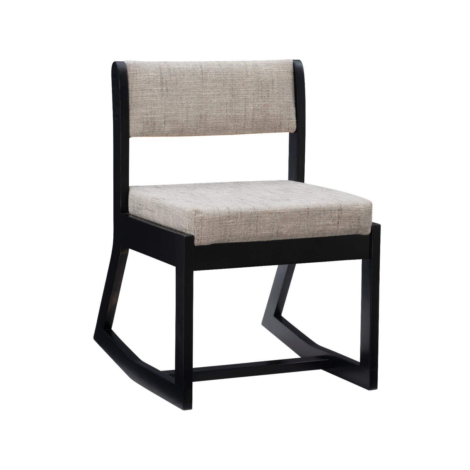 Linon Corso 2-Position Sled Base Chair, Cream and Black - Walmart.com